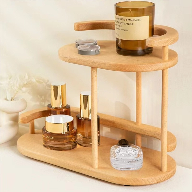 Bamboo Shampoo Storage Bathroom Organizers Shower Caddy Corner Shelf ...