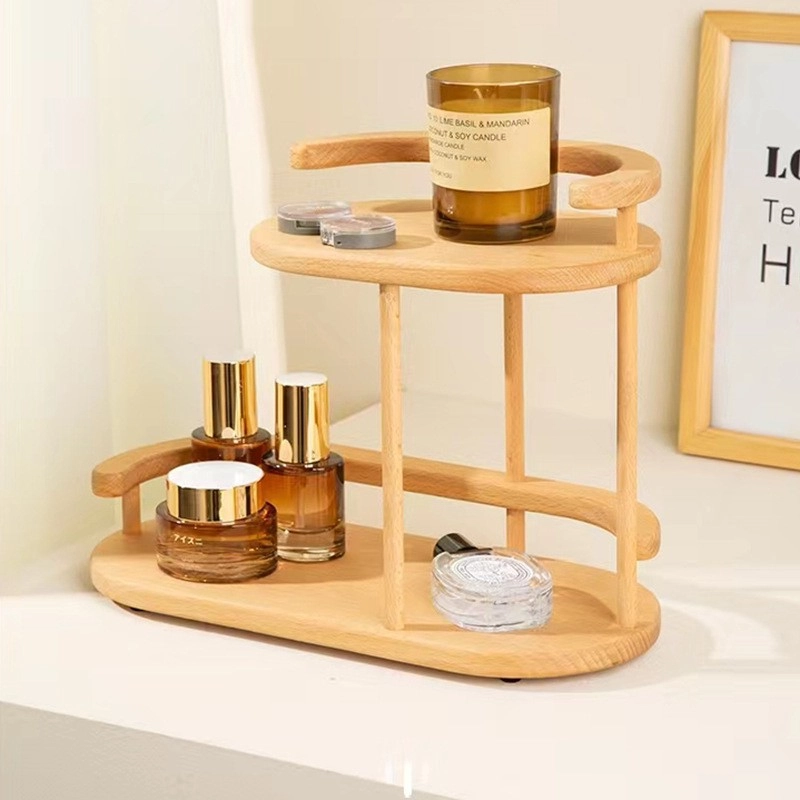 Bamboo Shampoo Storage Bathroom Organizers Shower Caddy Corner Shelf ...
