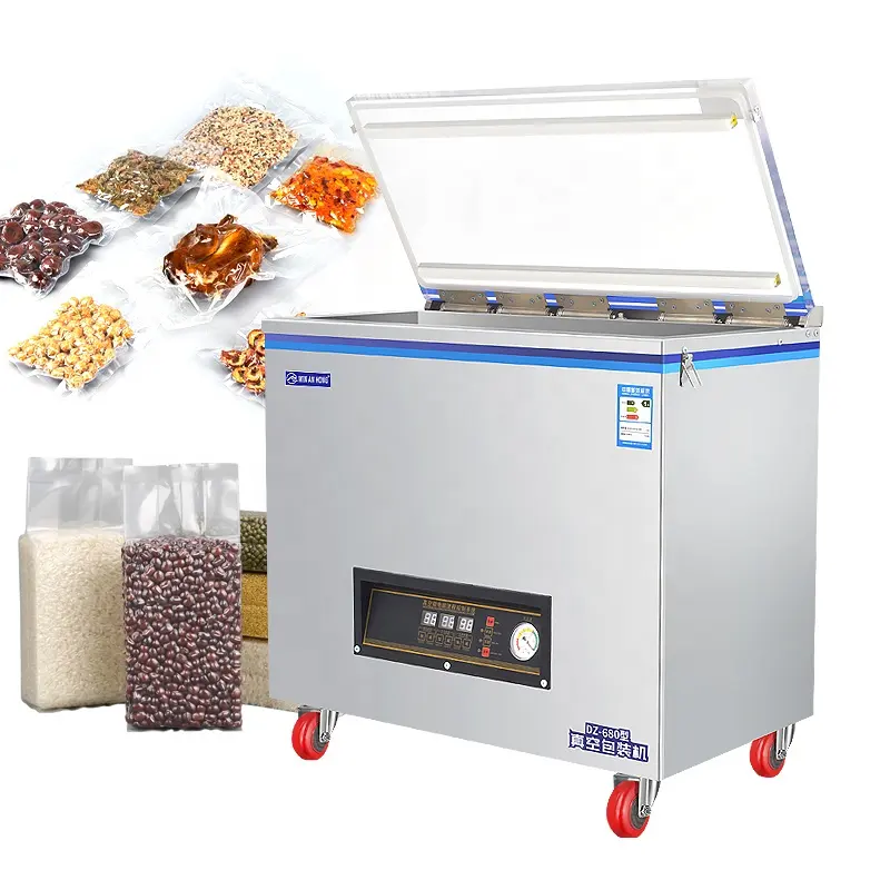 Automatic Food Rice Grain Vegetable Beef Fish Vacuum Machine Single ...