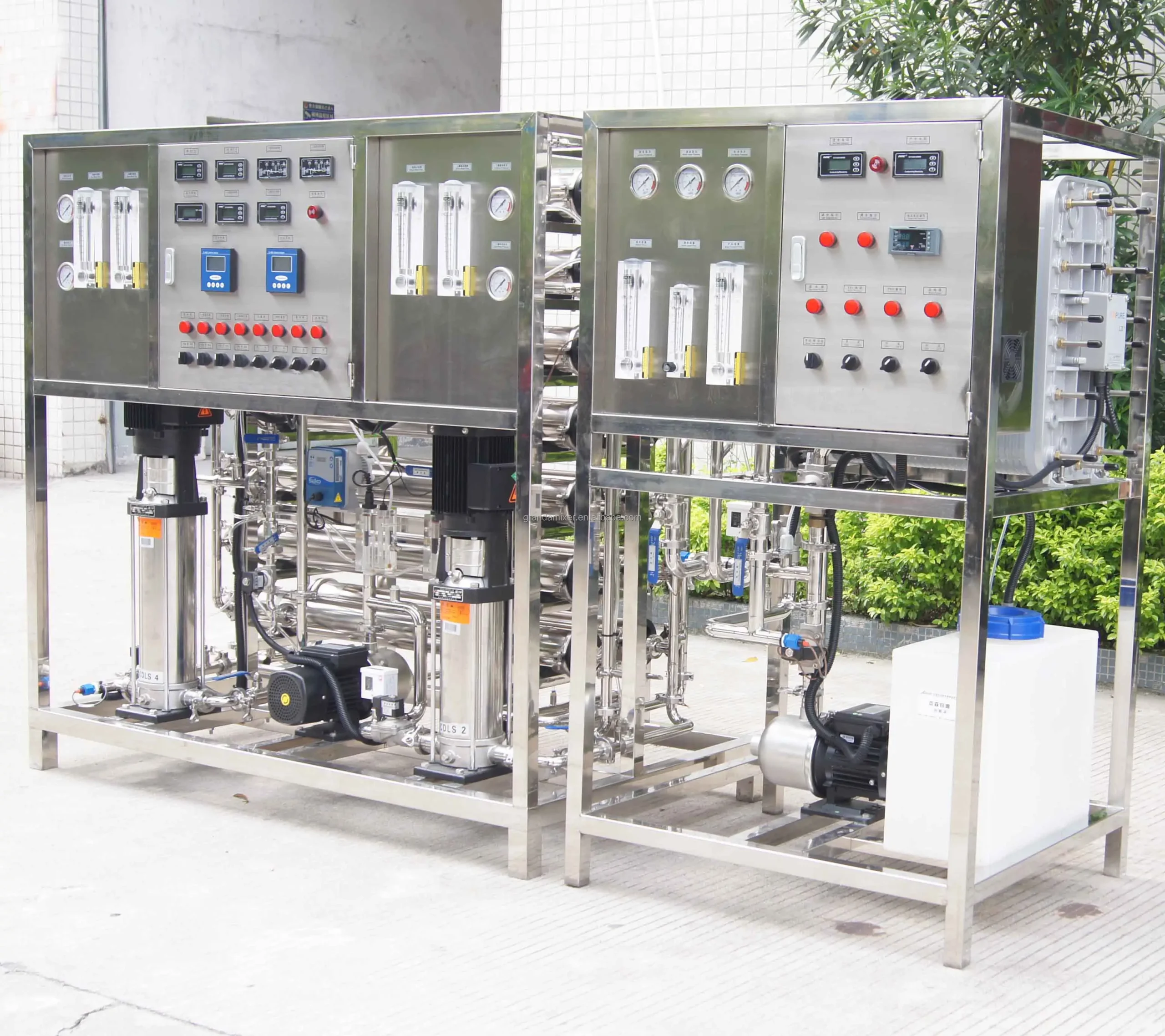 Pure Water Making Machine Water Treatment Process Equipment Reverse ...