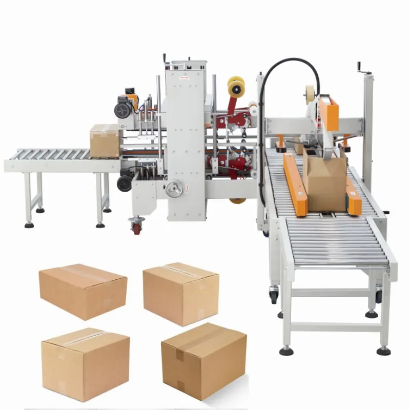 Automatic Case Carton Box closing folding sealing machine Fragrance ...