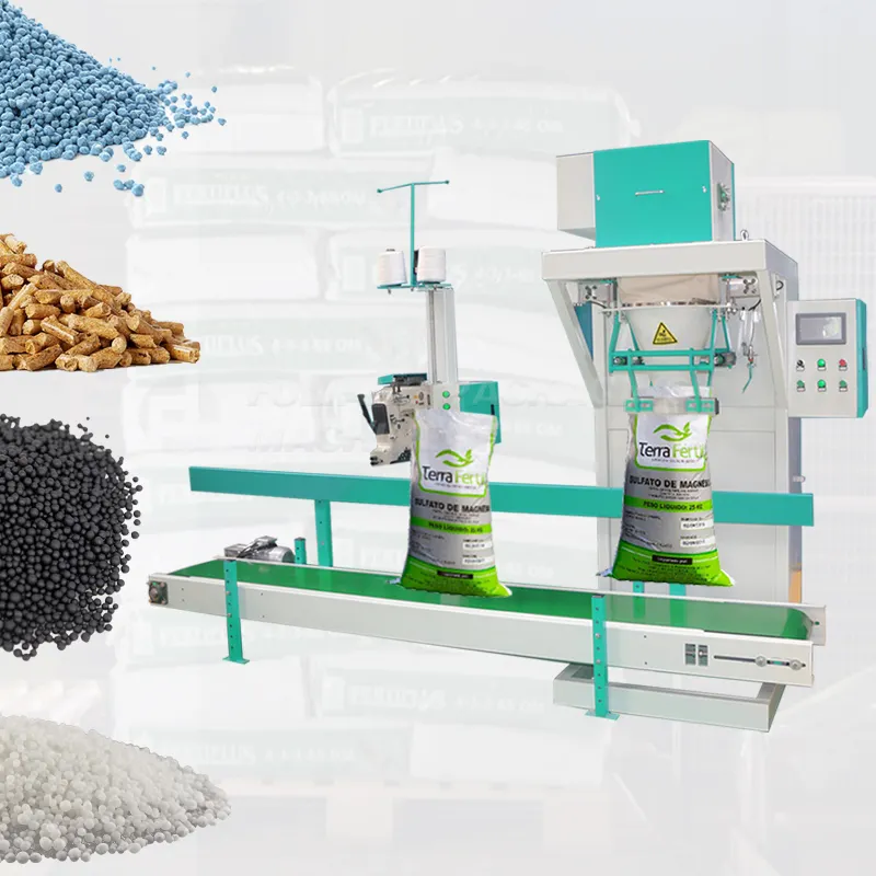 Automatic Bagging Machine for 5-50kg Granule Urea fertilizer feed ...
