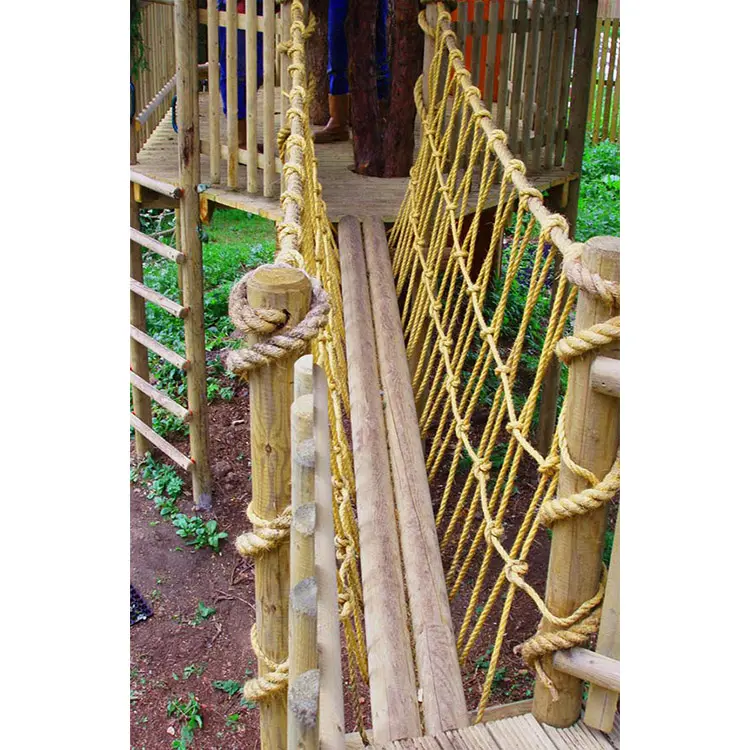 Outdoor Toys Playground Equipment Wooden Bridge China Rope Bridge ...