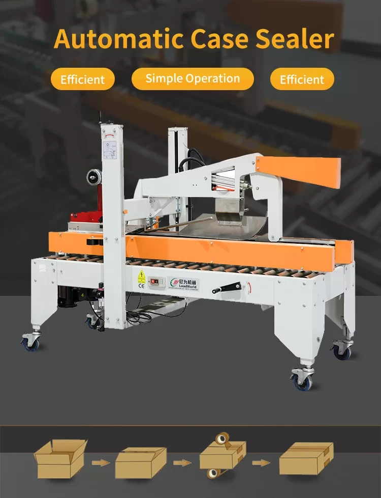 Automatic Case Carton Box closing folding sealing machine Fragrance ...