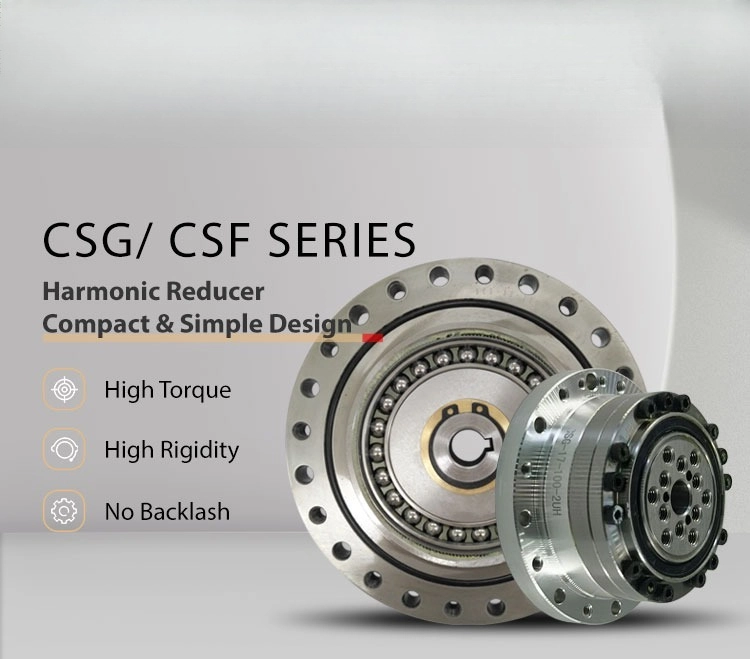 3F FAMED Zero Backlash 50:1 Ratio Gears CSF CSG Series Speed Reducer ...