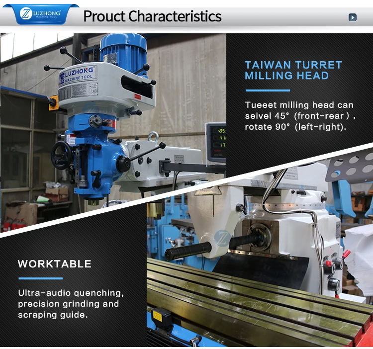 Vertical Mini Universal Turret Milling Machine 5hw Variable Speed ...